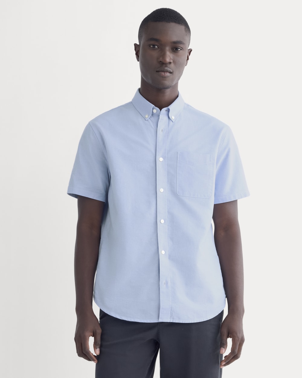 EVERLANE Organic Short Sleeve Oxford Shirt